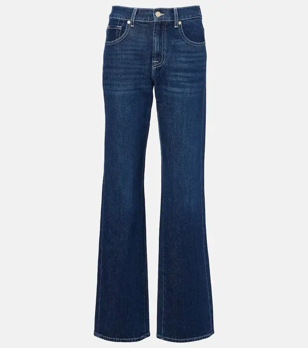 7 For All Mankind Tess High-rise Jeans - Blue