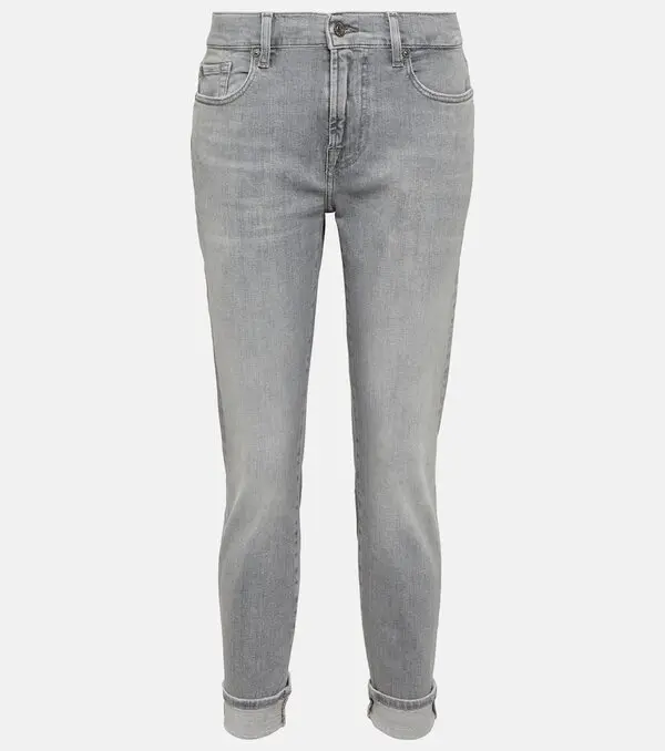7 For All Mankind Mid-rise Slim Jeans