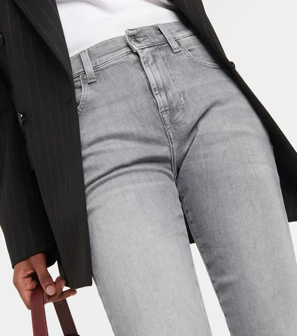7 For All Mankind Mid-rise Slim Jeans