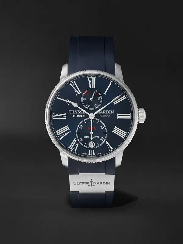 ULYSSE NARDIN Marine Torpilleur Automatic 42mm Watch - Blue