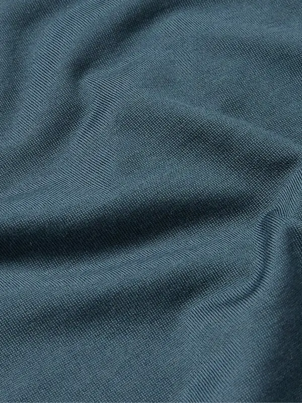 Loro Piana Wish® Virgin Wool Rollneck Sweater - Blue