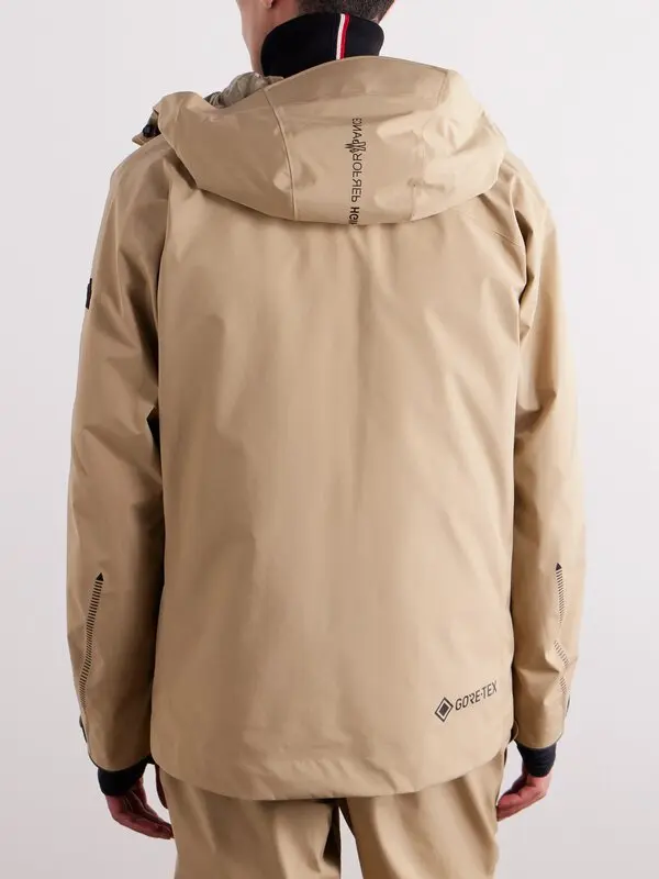 Moncler Montgirod Logo-print Gore-tex® Hooded Down Ski Jacket