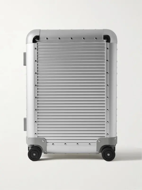 FPM MILANO Bank Spinner 55cm Aluminium Suitcase - Silver