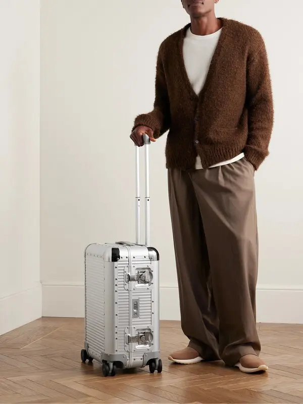FPM MILANO Bank Spinner 55cm Aluminium Suitcase - Silver