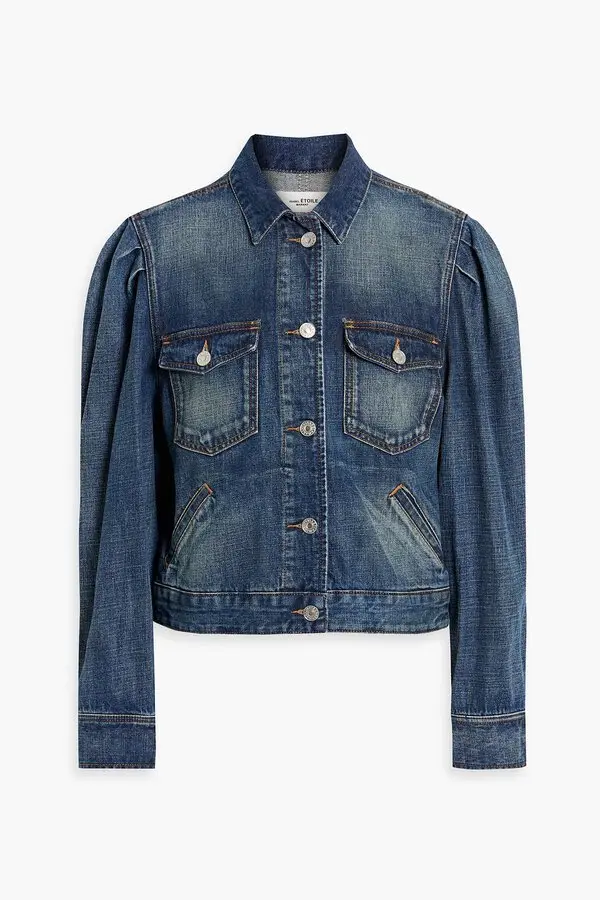 MARANT ETOILE Bolinea Denim Trucker Jacket - Mid Denim