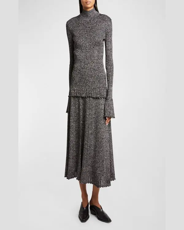 Proenza Schouler White Label Avery Sparkly Knit Top