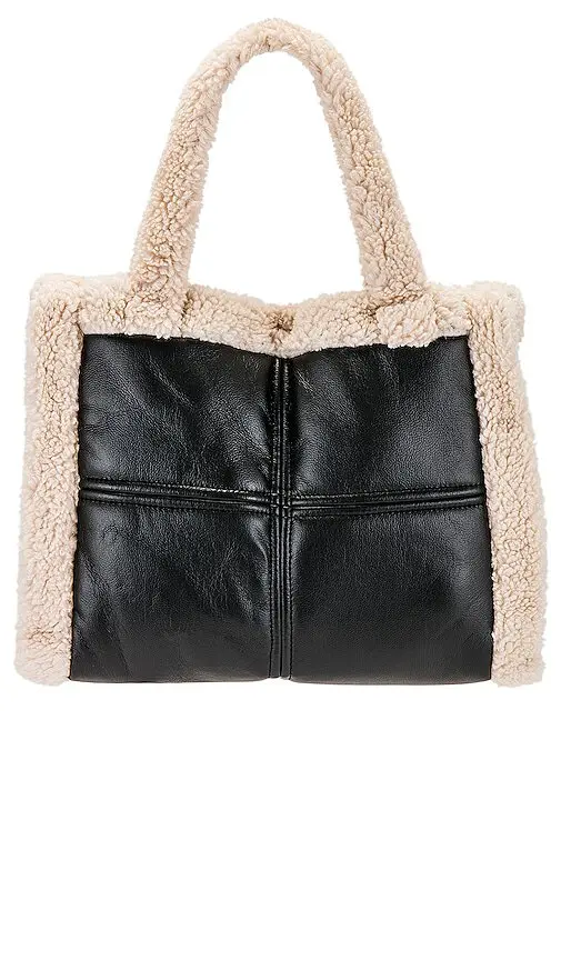 LAMARQUE Zoey Tote - Black & Ivory