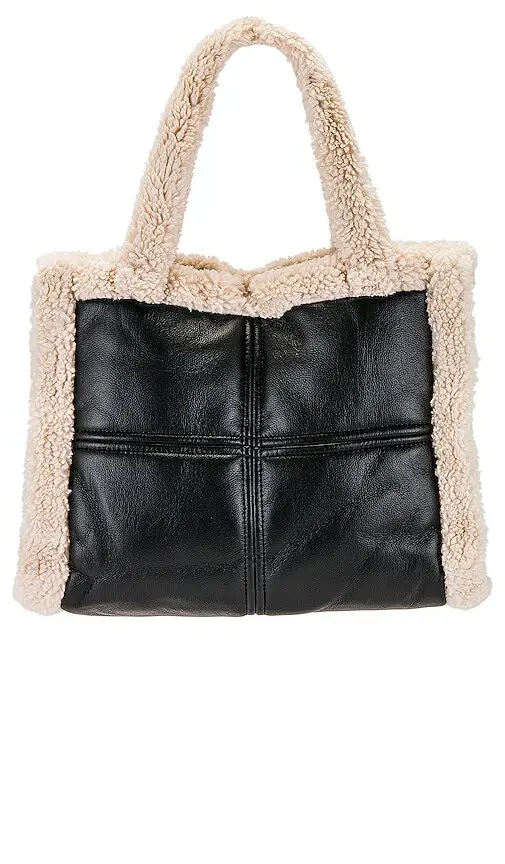 LAMARQUE Zoey Tote - Black & Ivory