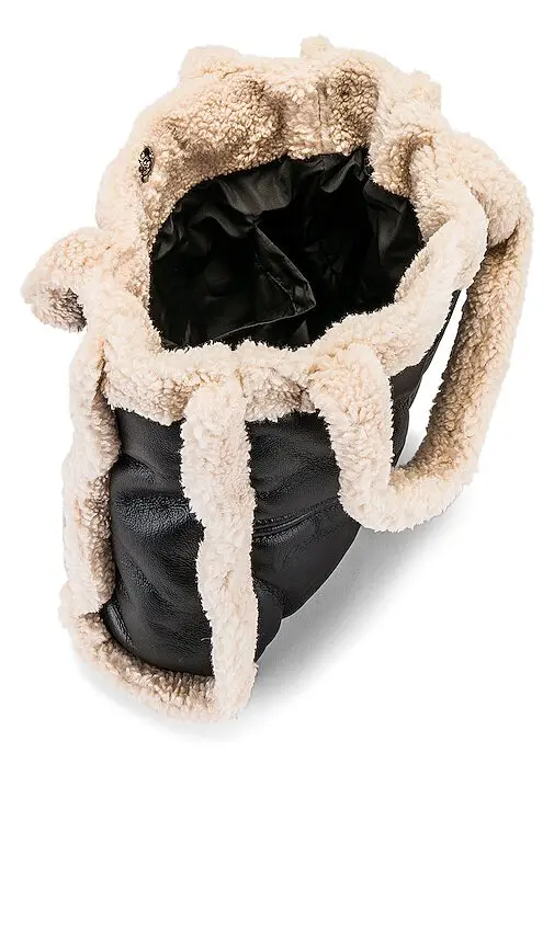 LAMARQUE Zoey Tote - Black & Ivory