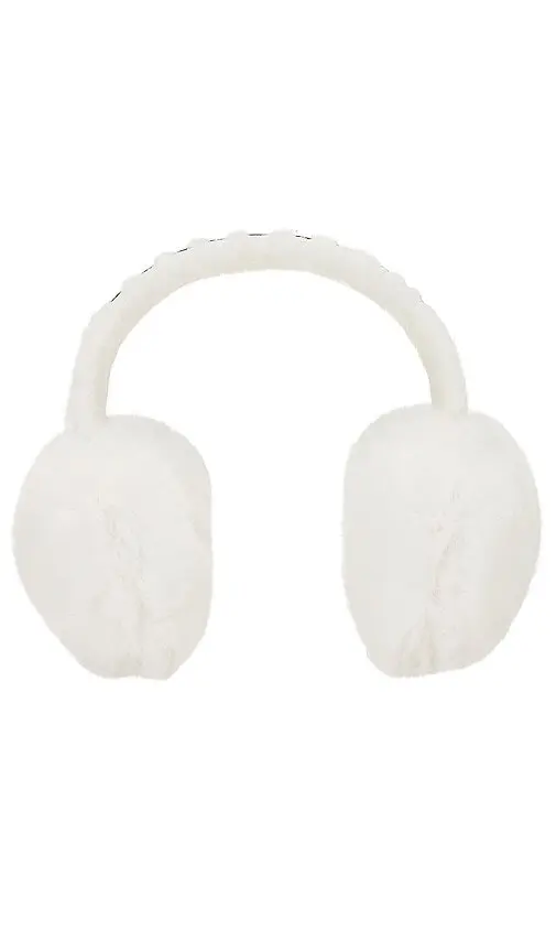Goldbergh Fluffy Ear Warmers - White