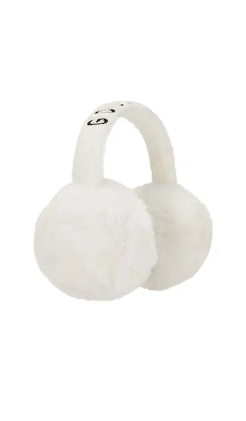 Goldbergh Fluffy Ear Warmers - White