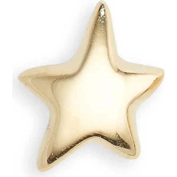 Monica Vinader Star Single Stud Earring - Gold