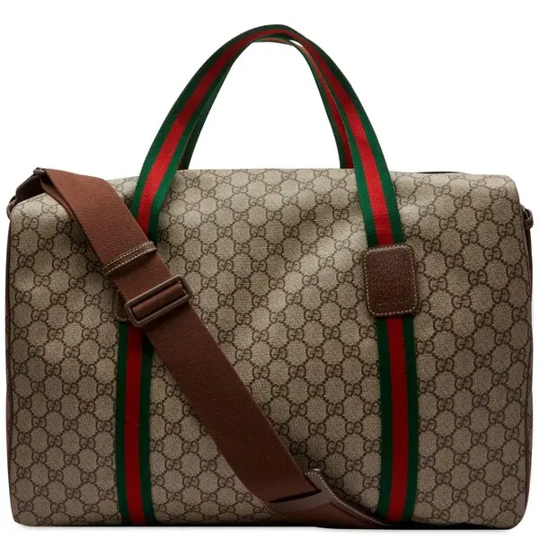Gucci Gg Supreme Catwalk Look Duffle Bag