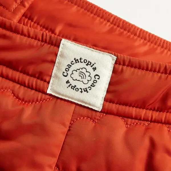 COACHTOPIA Loop Quilted Cloud Skirt - Deep Orange