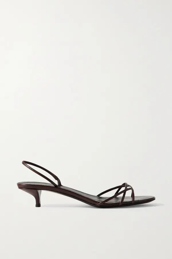THE ROW Harlow Leather Slingback Sandals