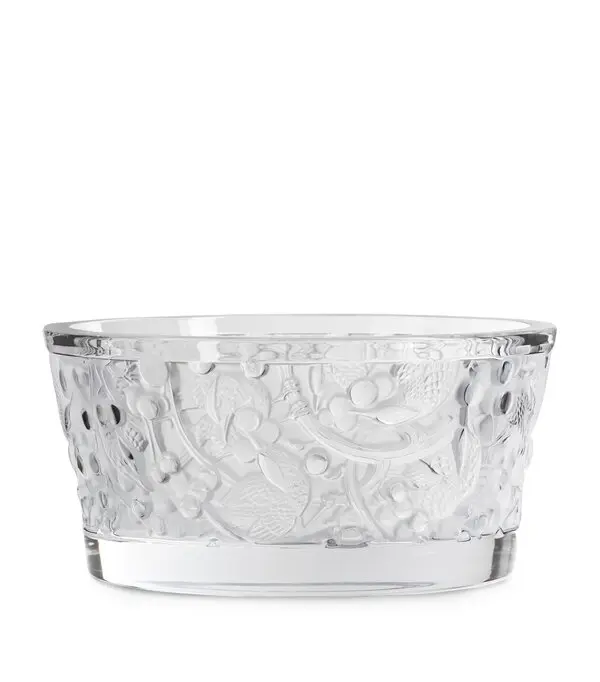 Lalique Crystal Merles Et Raisins Bowl