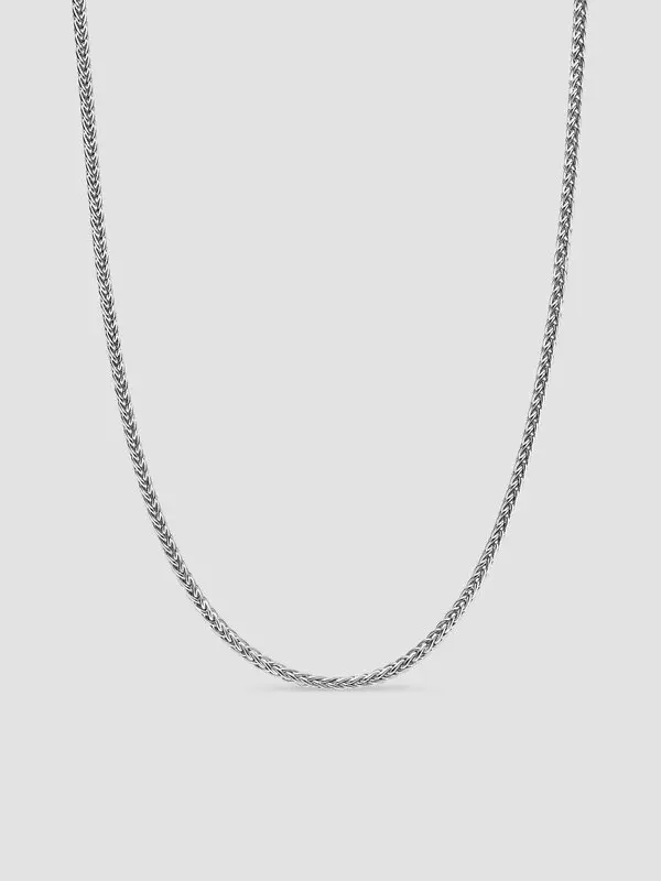 David Yurman Wheat Chain Necklace In Sterling