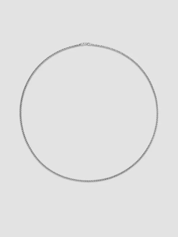 David Yurman Wheat Chain Necklace In Sterling