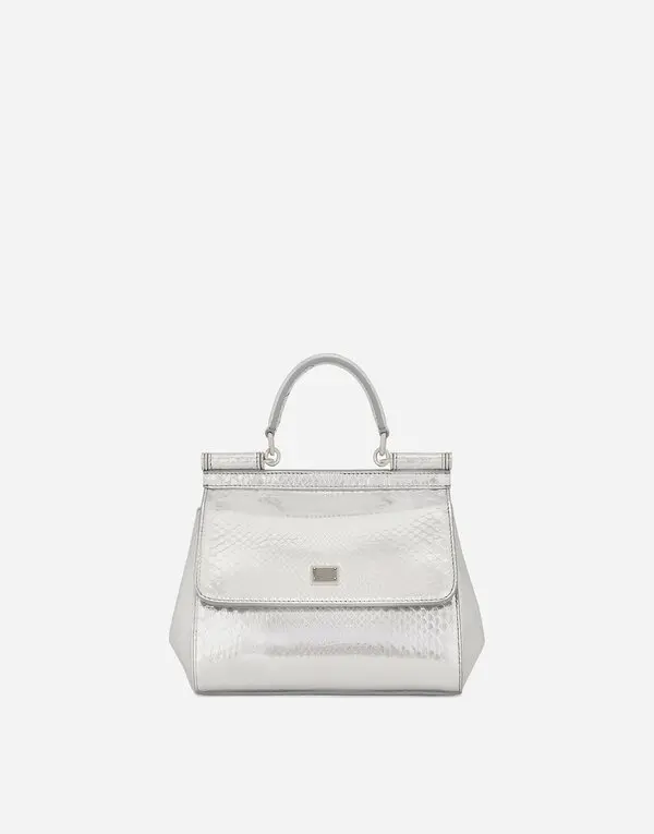 Dolce & Gabbana Small Sicily Handbag - Silver