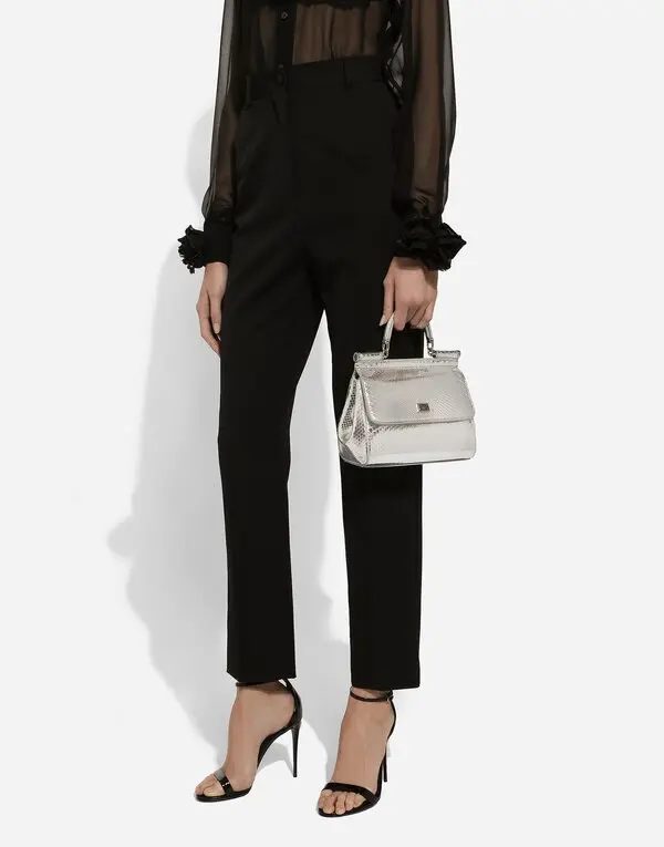 Dolce & Gabbana Small Sicily Handbag - Silver
