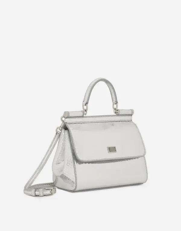 Dolce & Gabbana Small Sicily Handbag - Silver