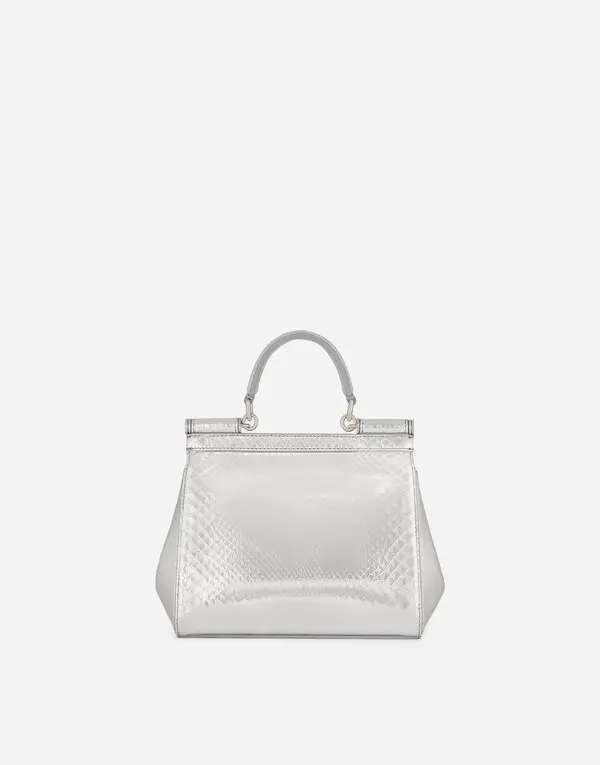 Dolce & Gabbana Small Sicily Handbag - Silver