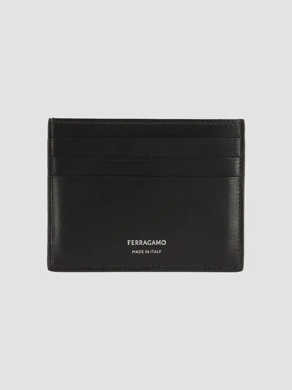 FERRAGAMO Leather Card Holder