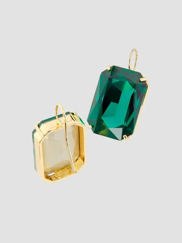 KENNETH JAY LANE 14k-gold-plated & Glass Crystal Drop Earrings