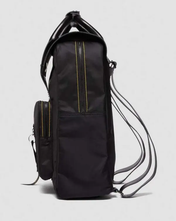 Dr. Martens Alpha Industries Leather & Nylon Backpack - Black