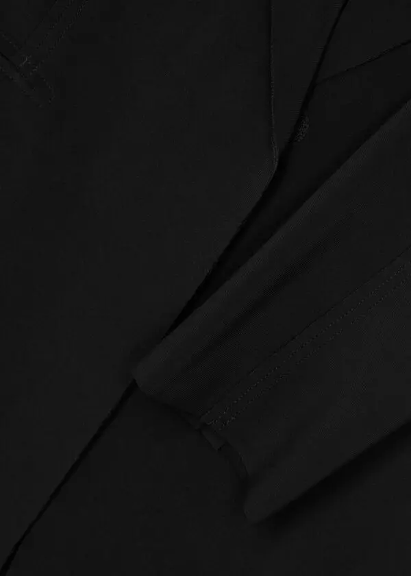 Norma Kamali Stretch-jersey Coat - Black