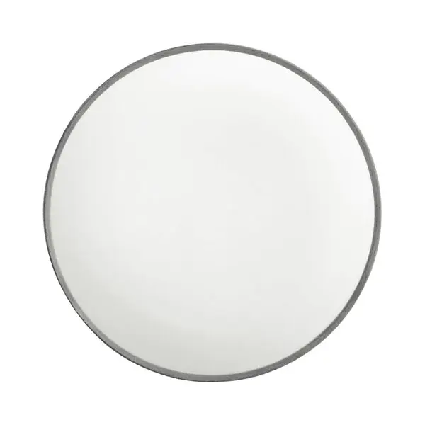 Twig New York Platinum Edge Dinner Plate - Silver
