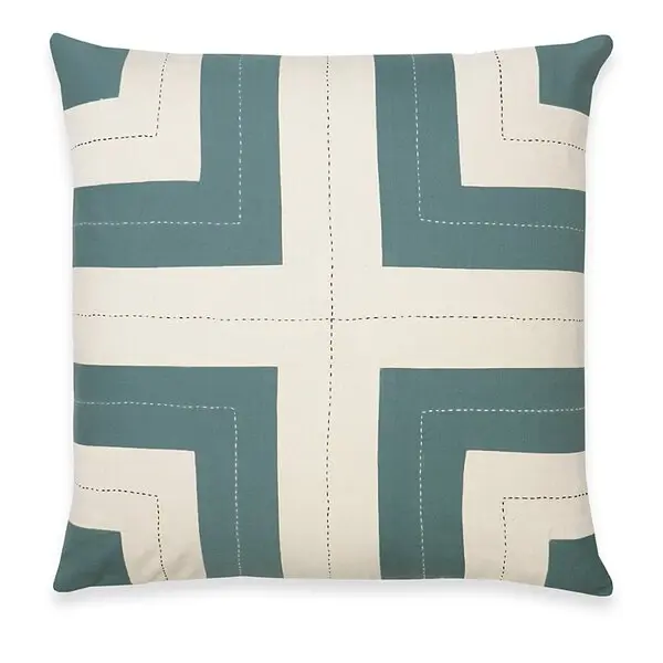 ANCHAL Interlock Throw Pillow - Spruce