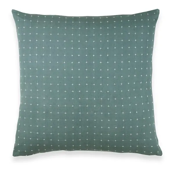 ANCHAL Cross-stitch Throw Pillow - Spruce