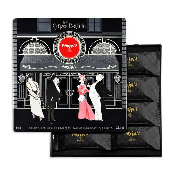 Maxim's De Paris Milk Chocolate Lace Crepes Tin
