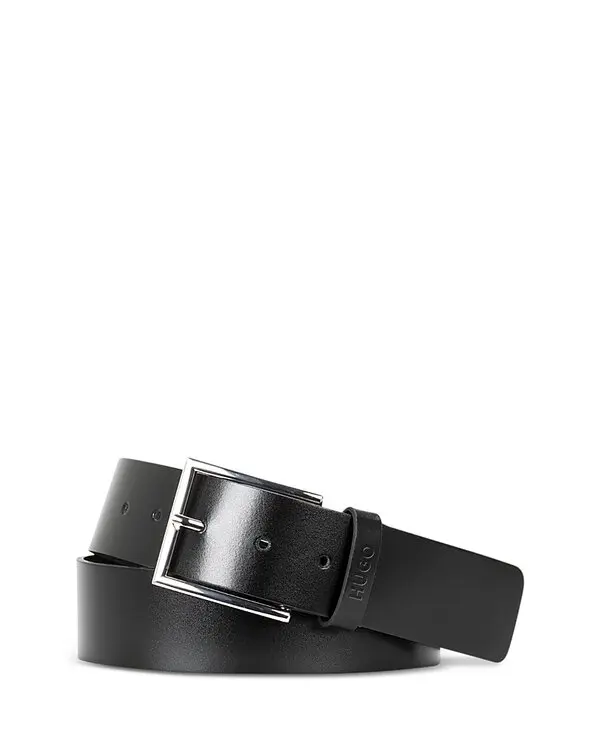 BOSS Giaspo Leather Belt - Black