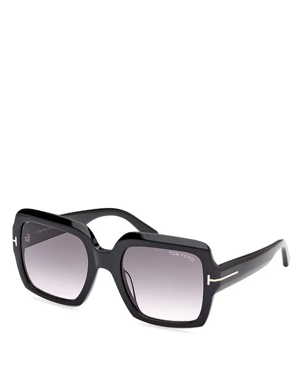 TOM FORD Square Sunglasses - Black/gray Gradient