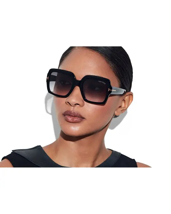 TOM FORD Square Sunglasses - Black/gray Gradient