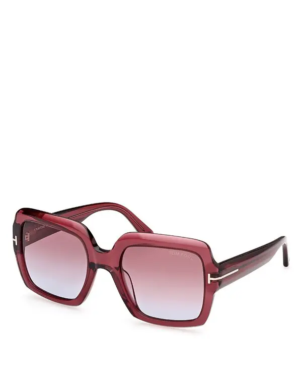 TOM FORD Square Sunglasses - Red/pink Gradient
