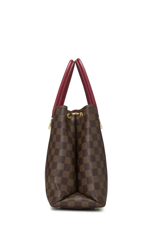 LOUIS VUITTON Damier Ebene Riverside Tote - Brown