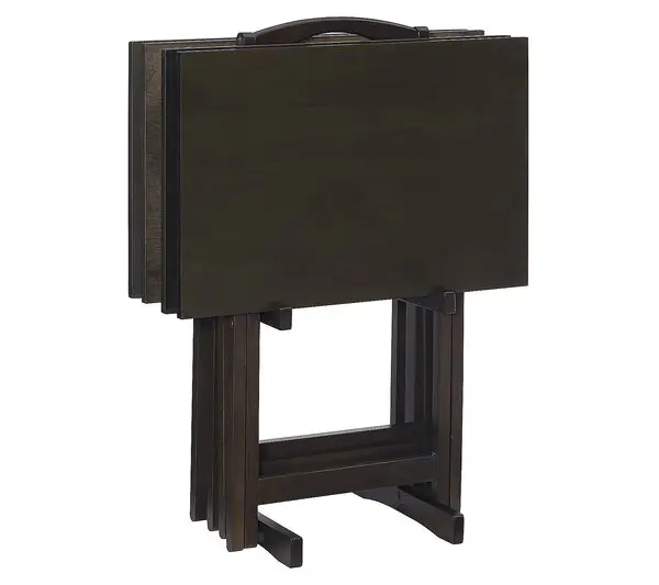 LINON 5-piece Filly Tray Tables - One-color