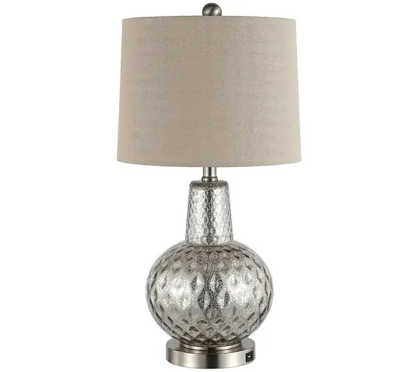 VALERIE PARR HILL Atlas 23.5' Table Lamp W/ Usb Valerie - One-color