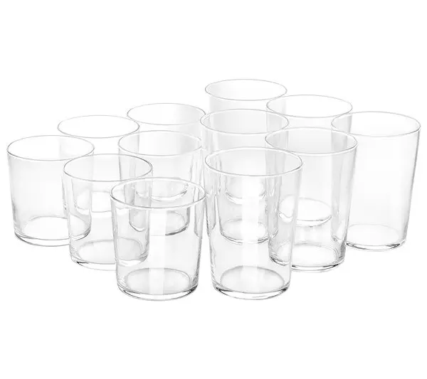 MARTHA STEWART 12 Piece Old Fashion And Highbal L Glassware Set - One-color