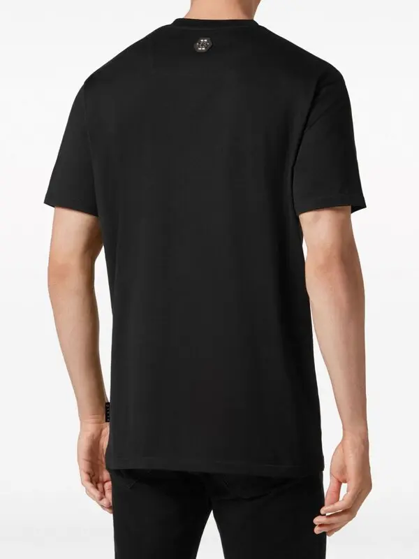 Philipp Plein Bulldogs Cotton T-shirt - Black