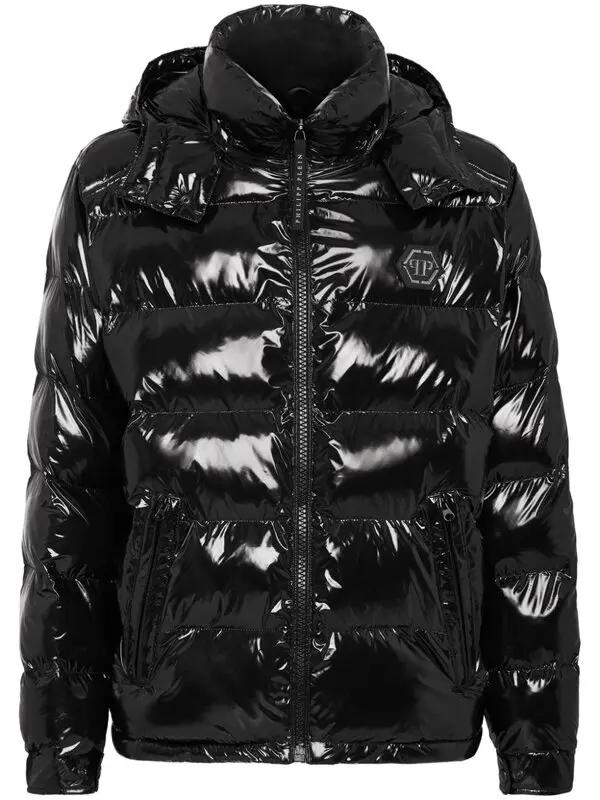 Philipp Plein Hexagon Logo-plaque Padded Jacket