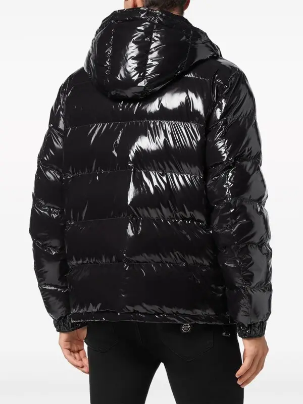 Philipp Plein Hexagon Logo-plaque Padded Jacket