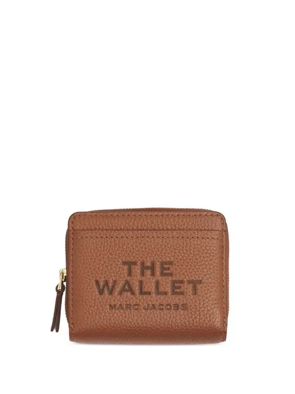 Marc Jacobs The Leather Mini Compact Wallet - Brown