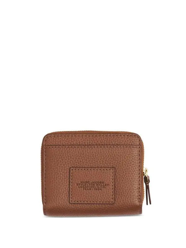 Marc Jacobs The Leather Mini Compact Wallet - Brown