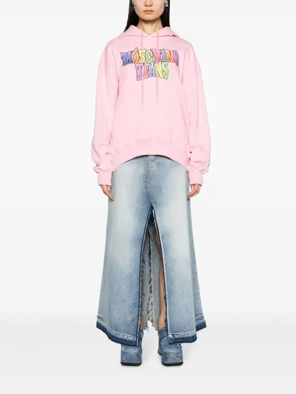 Moschino Logo-print Cotton Hoodie