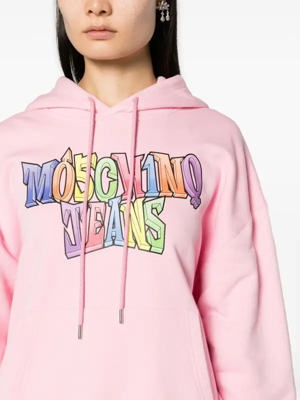 Moschino Logo-print Cotton Hoodie