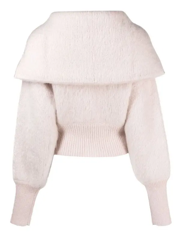 SA SU PHI Jen Brushed-effect Zip-up Cardigan - Pink